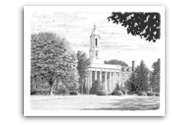 Penn State Campus Art - Old Main | Campus Prints & Note Cards by ...